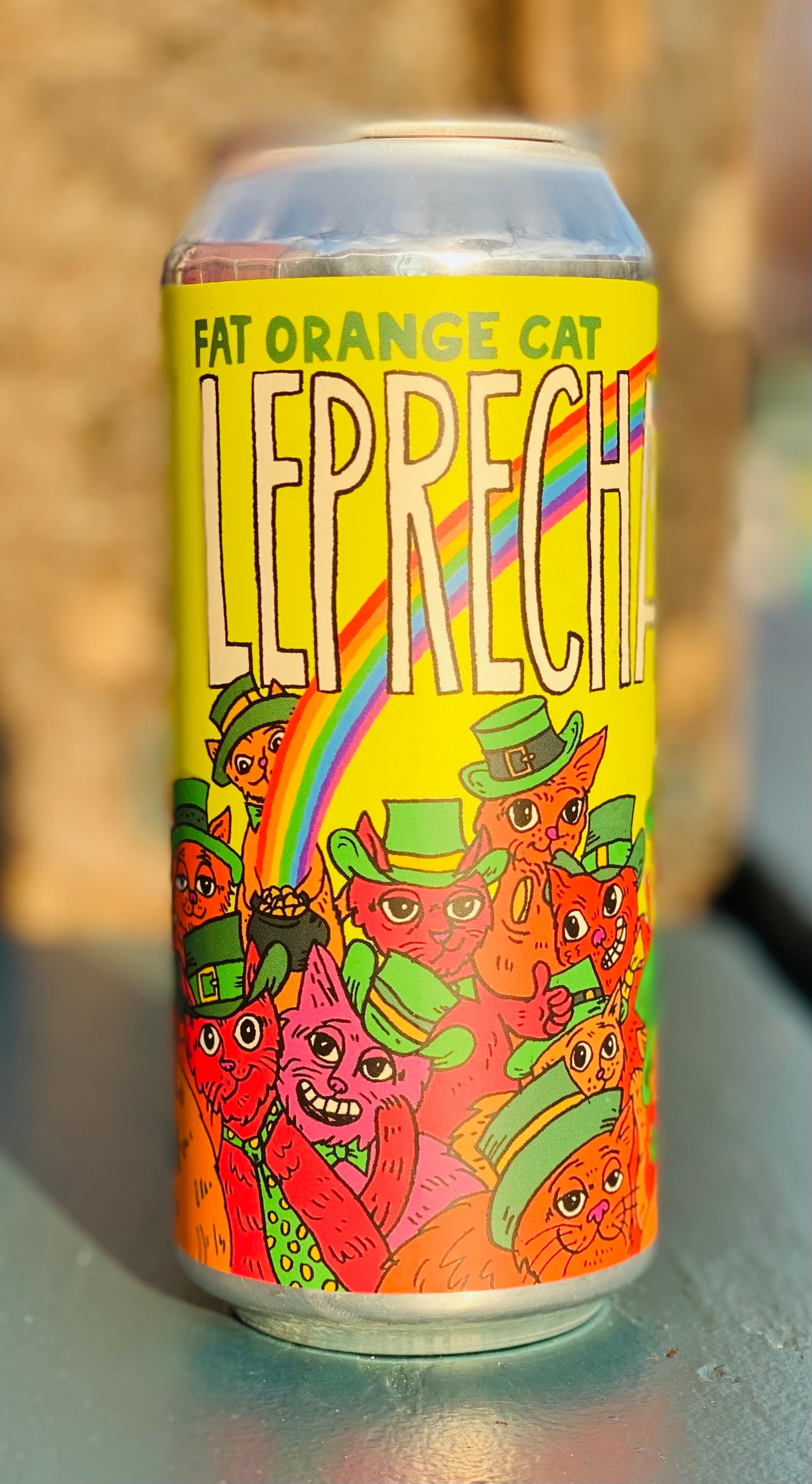 fat orange cat 'baby leprechauns' ipa